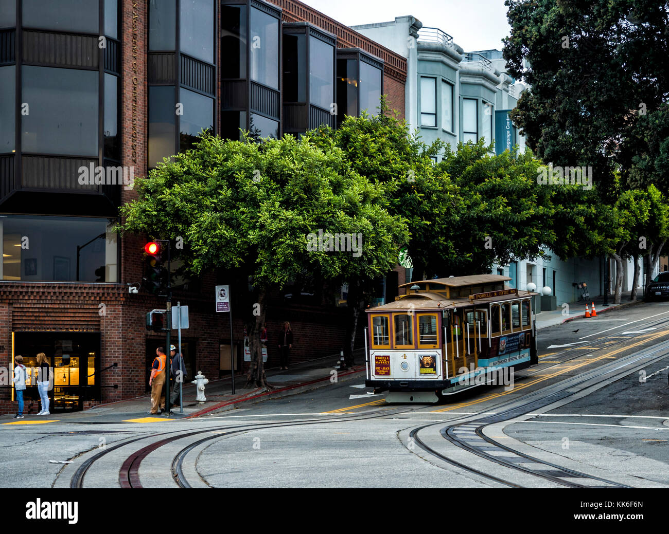 Historic Cable Car, Powell-Hyde line on the August 17th, 2017 - San ...
