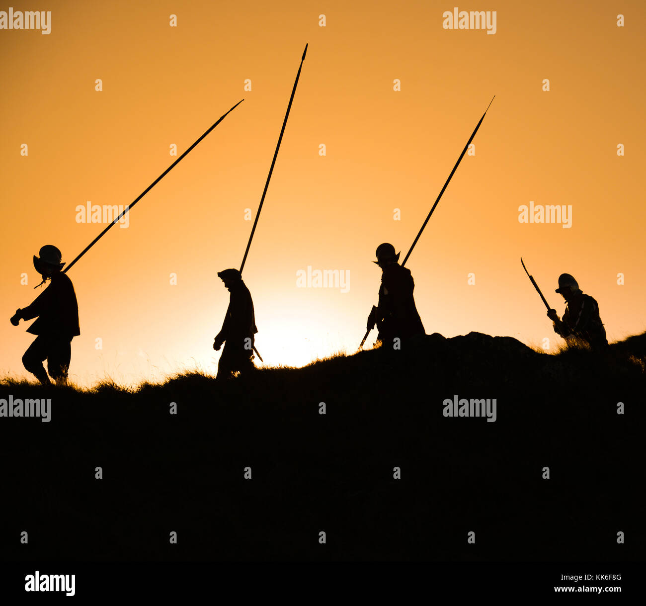 Border reivers, outlaws of the Anglo Scottish Border Stock Photo - Alamy