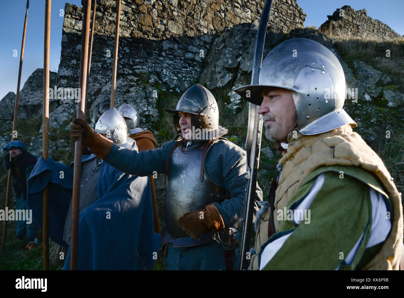 Border reivers, outlaws of the Anglo Scottish Border Stock Photo - Alamy