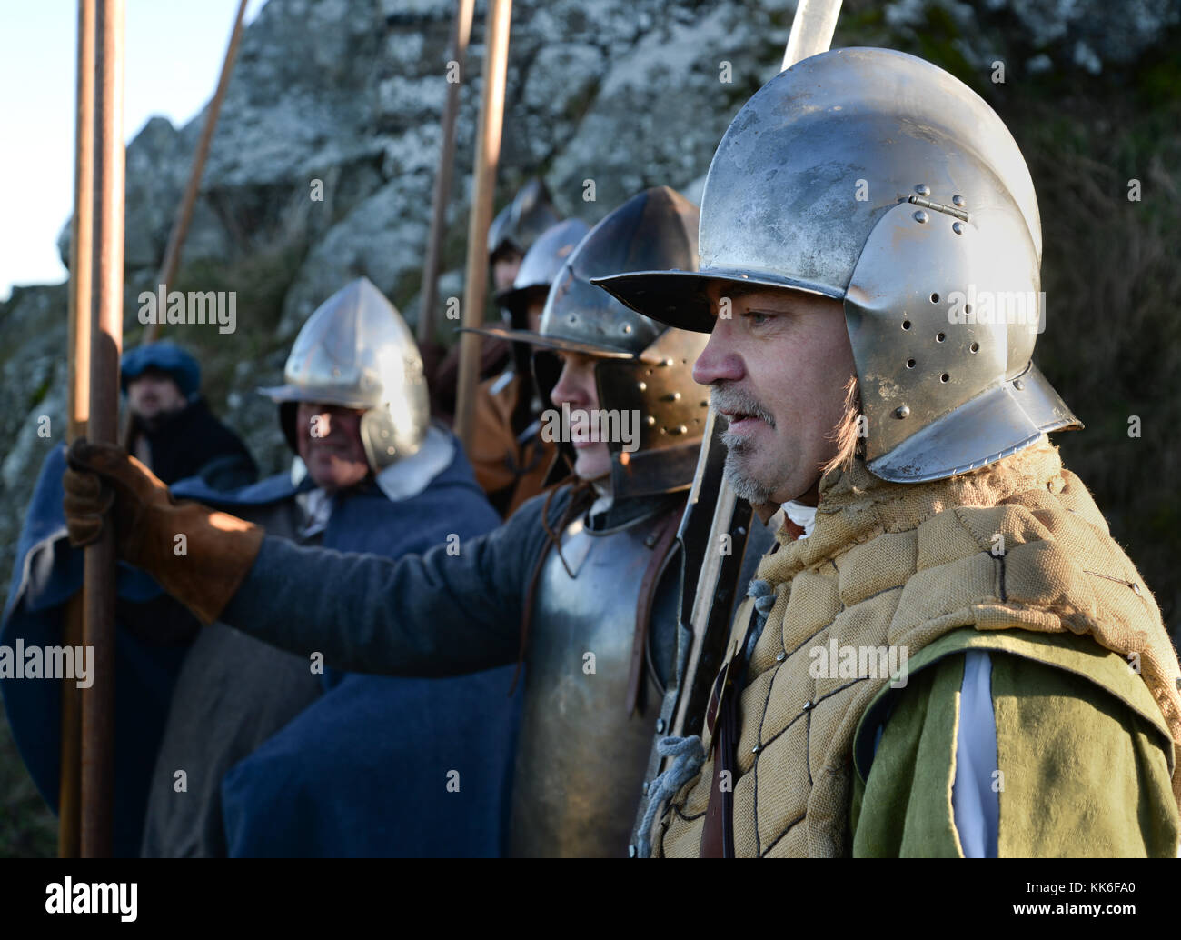 Border reivers, outlaws of the Anglo Scottish Border Stock Photo - Alamy