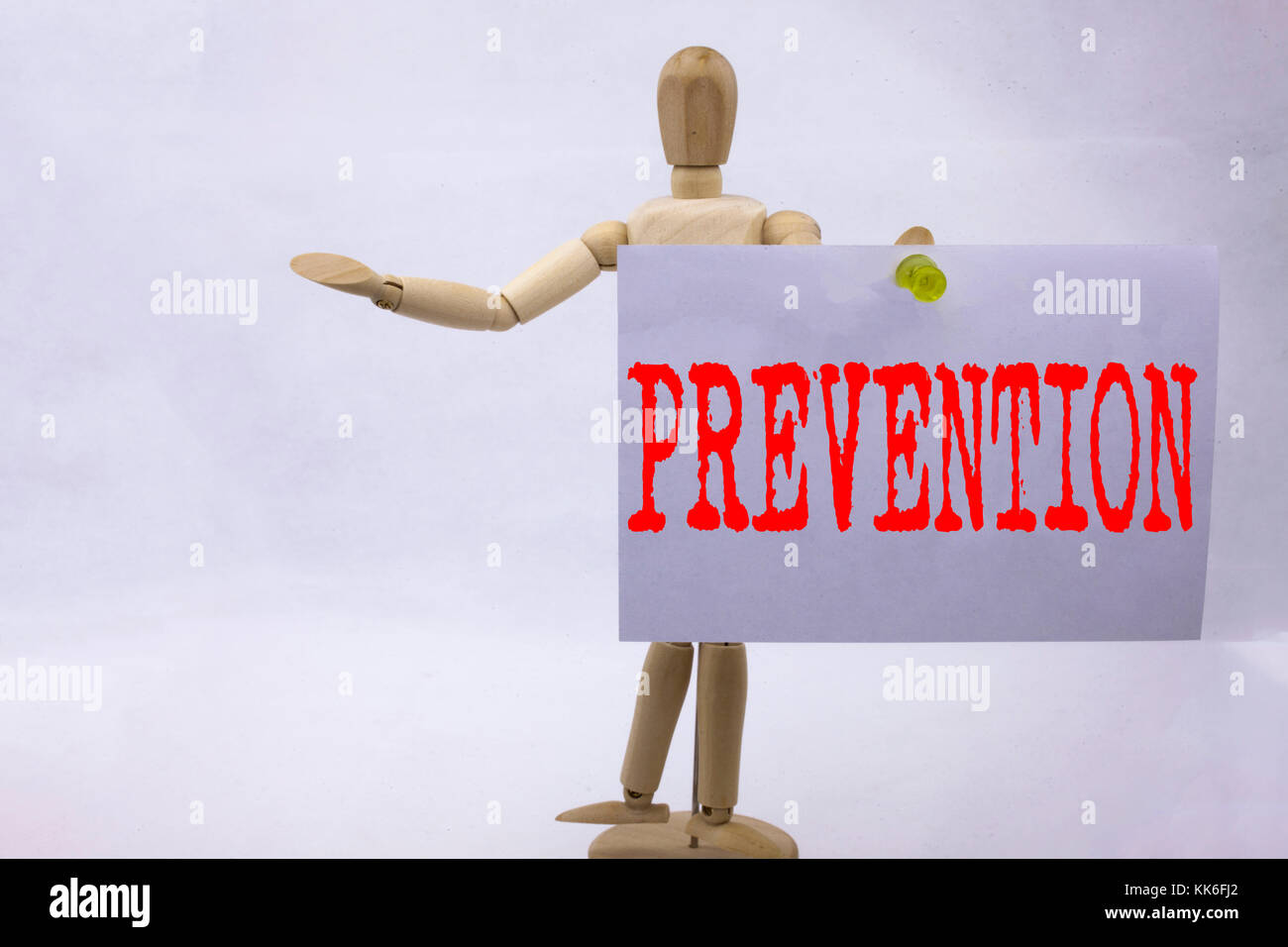 Conceptual hand writing text caption inspiration showing Prevention ...