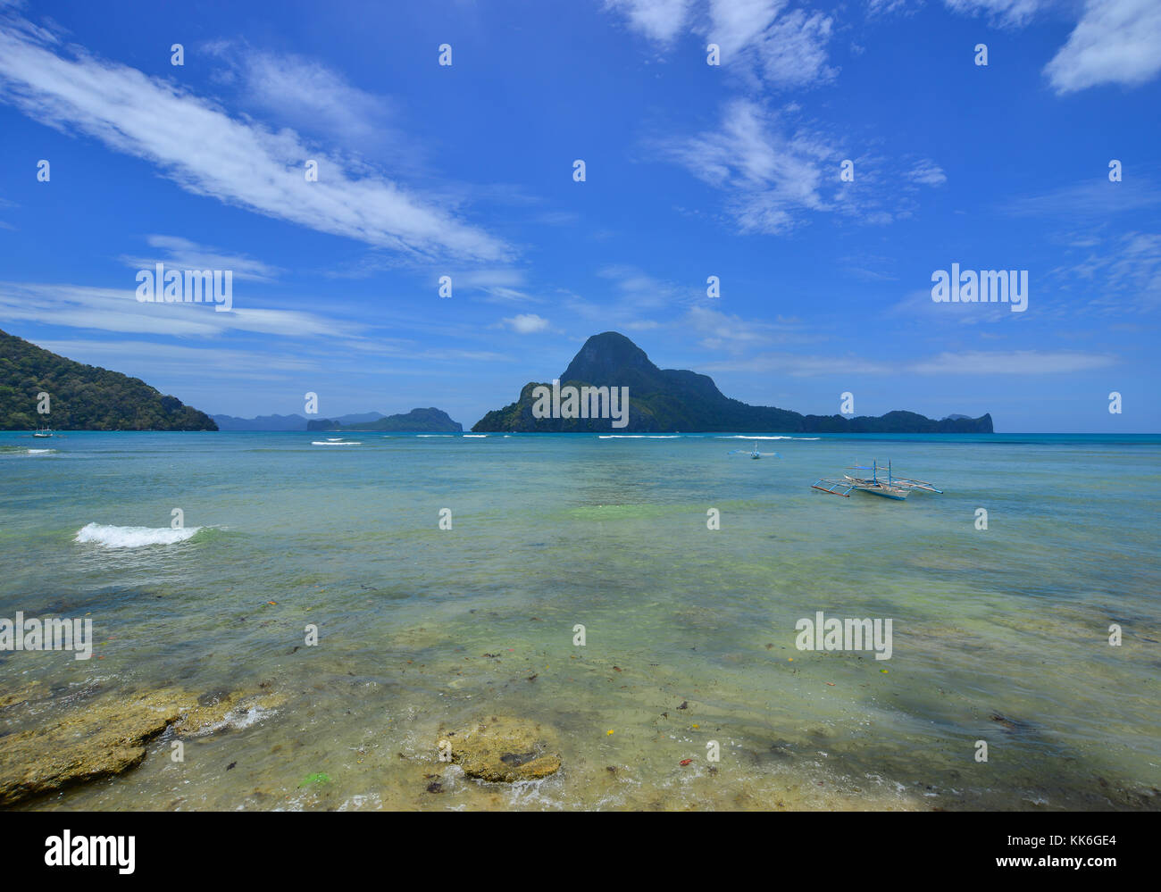 Seascape of Coron Island, Philippines. Coron Island is one of the best ...