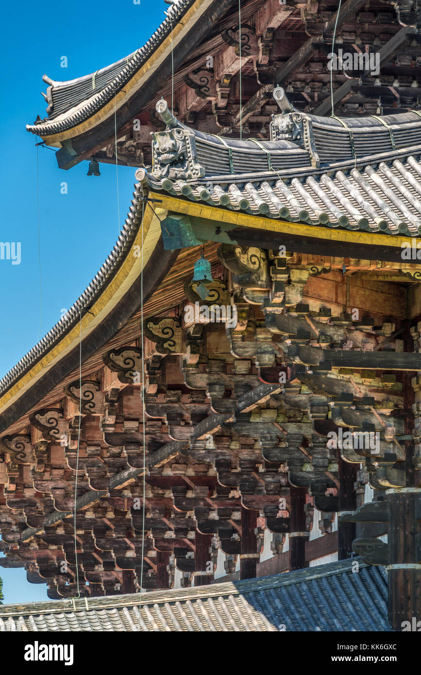 Daibutsuden (Great Buddha Hall) of Todai-ji (Eastern Great Temple) in ...