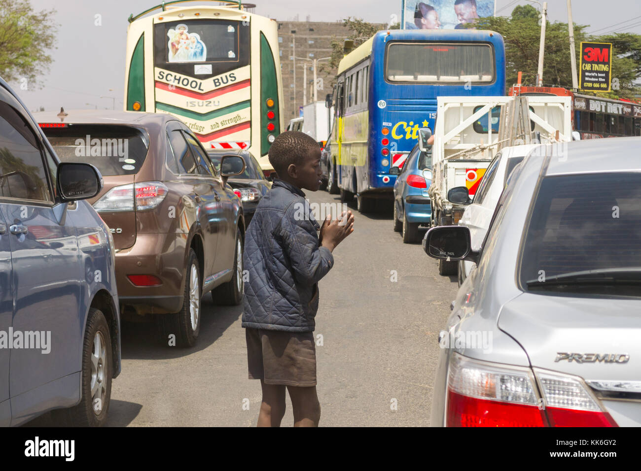 Homeless begging african child hi-res stock photography and images - Alamy