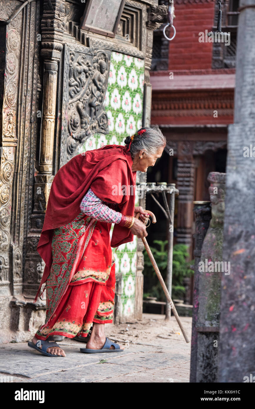 Old nepali granny hi-res stock photography and images - Alamy
