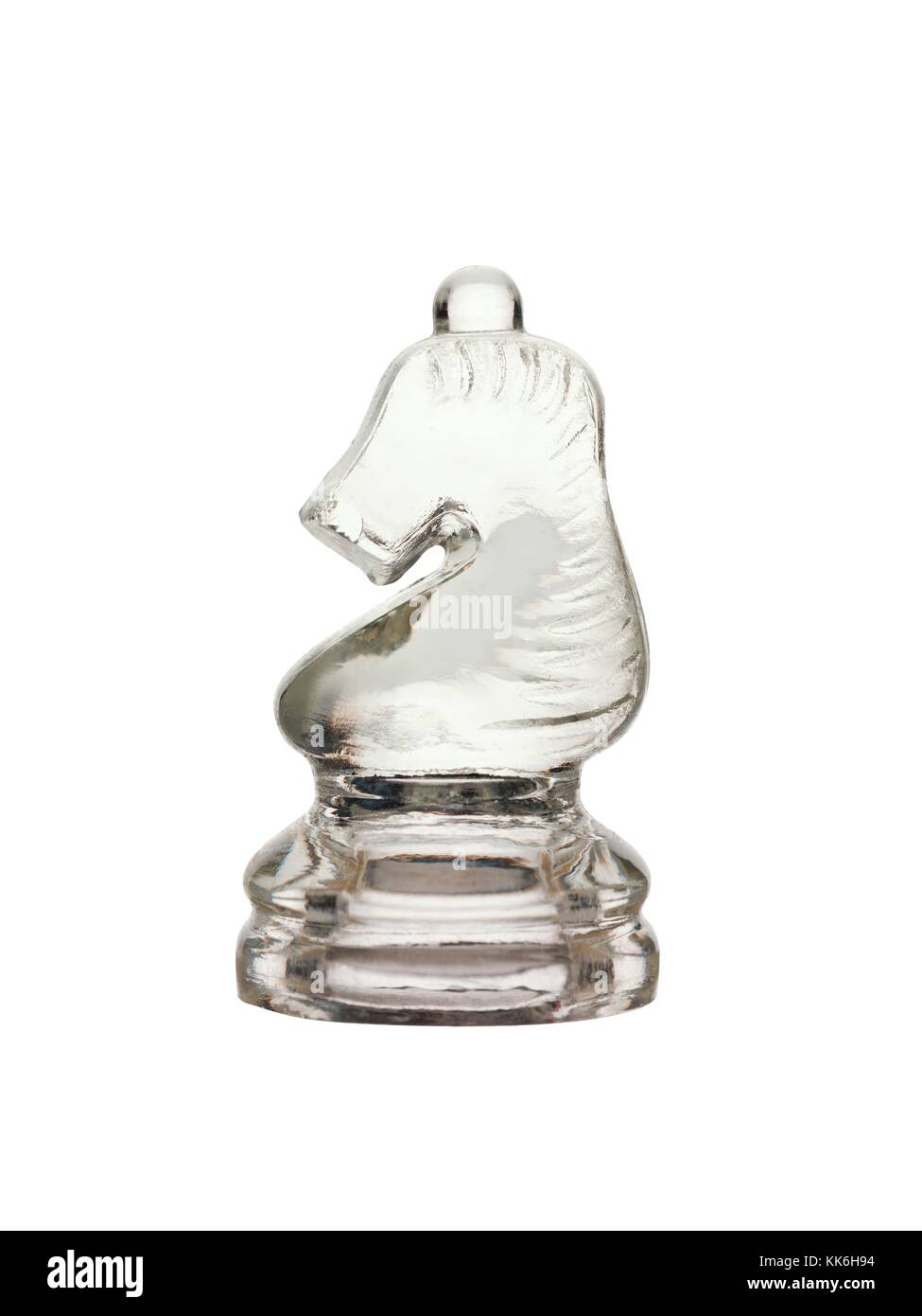 close up of chess knight over white Stock Photo - Alamy