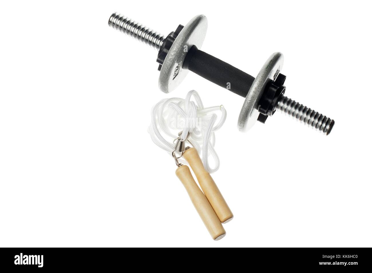 Jumping rope in gym Cut Out Stock Images & Pictures - Alamy