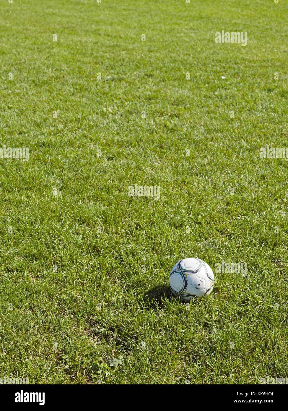football in field Stock Photo - Alamy