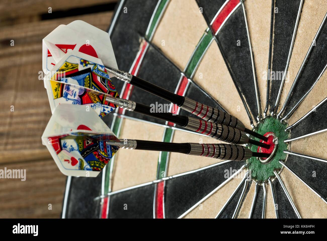 pins on the dart Stock Photo - Alamy