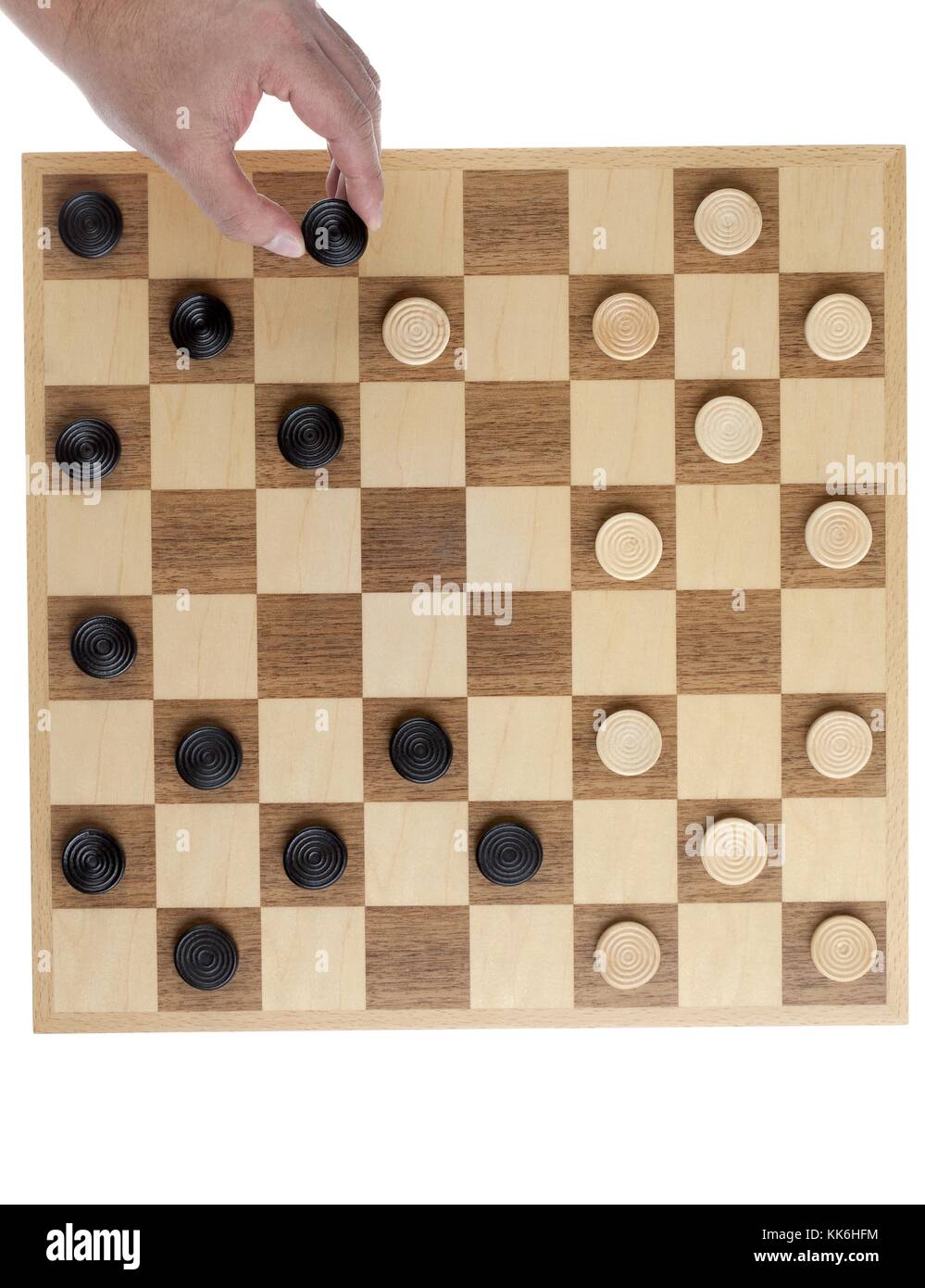 Person playing checkers hi-res stock photography and images - Alamy