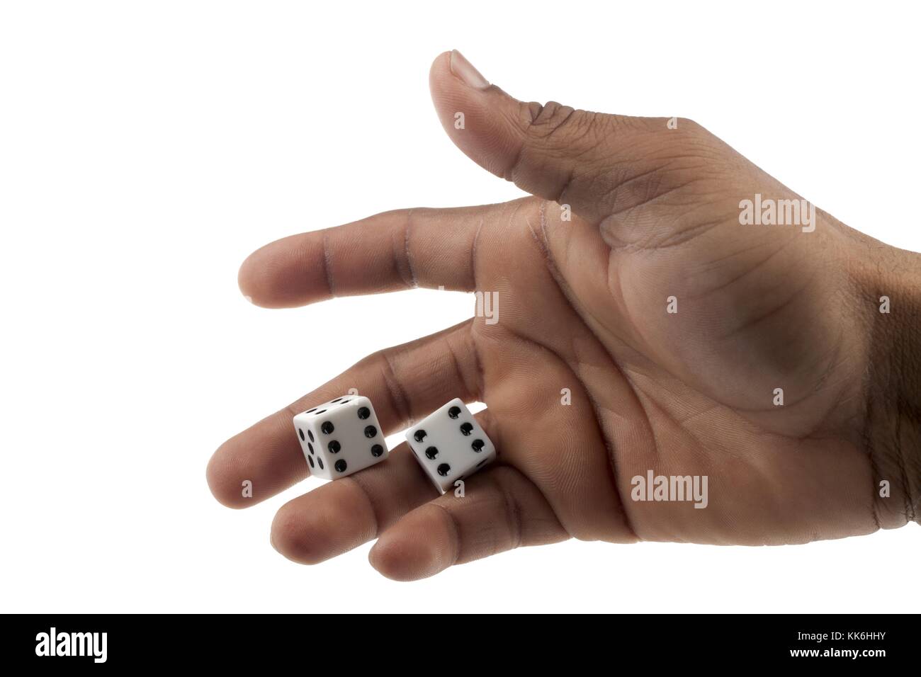 Number dice human hand hi-res stock photography and images - Alamy