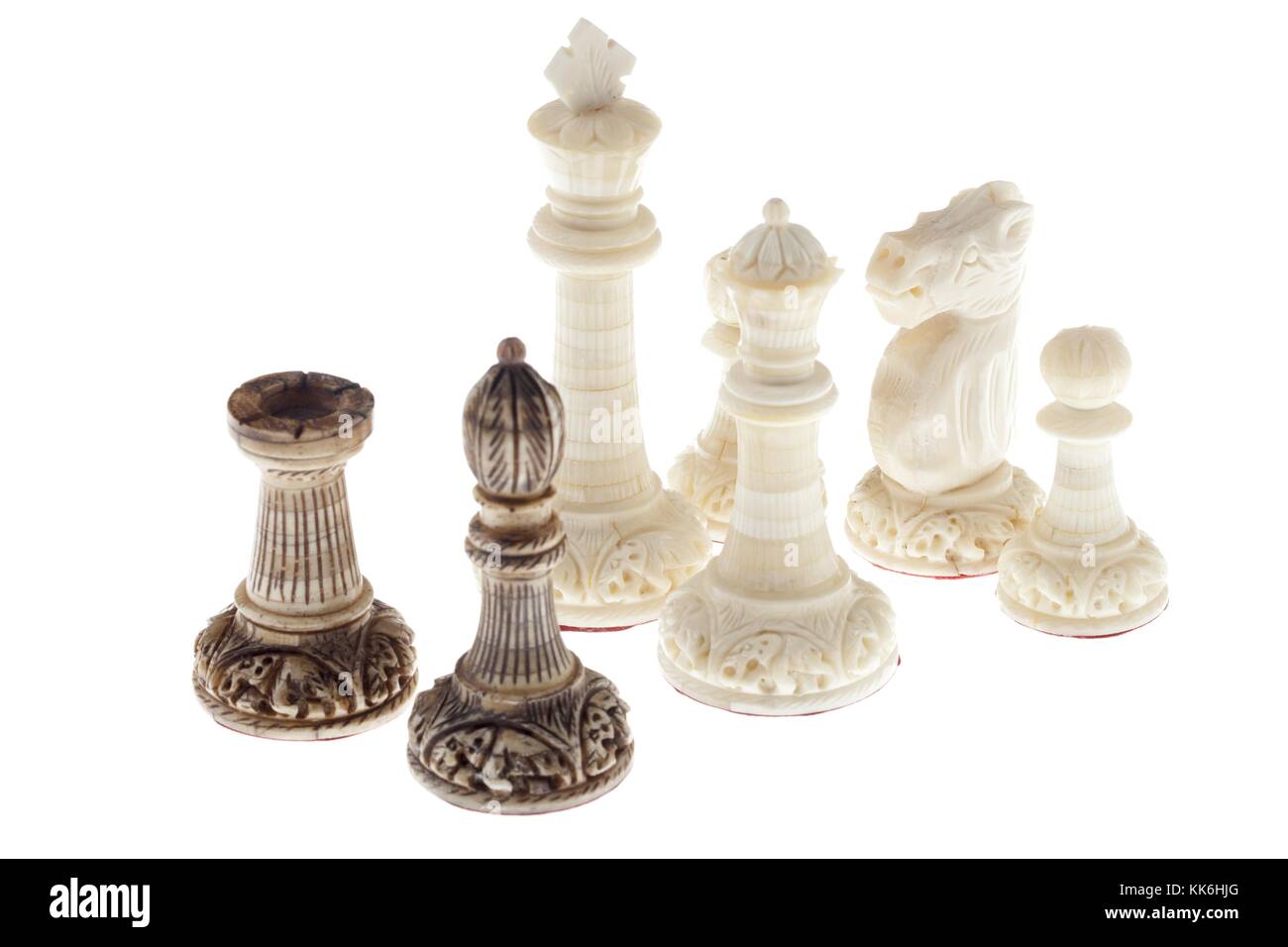 white chess piece Stock Photo - Alamy