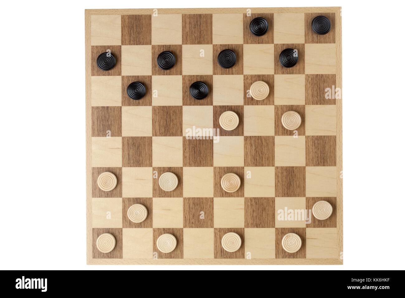 Black checker pieces hi-res stock photography and images - Alamy