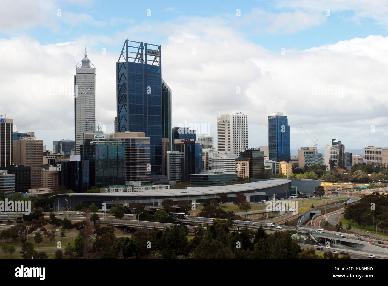 View of Perth from King's Park, Perth, Australia Stock Photo - Alamy