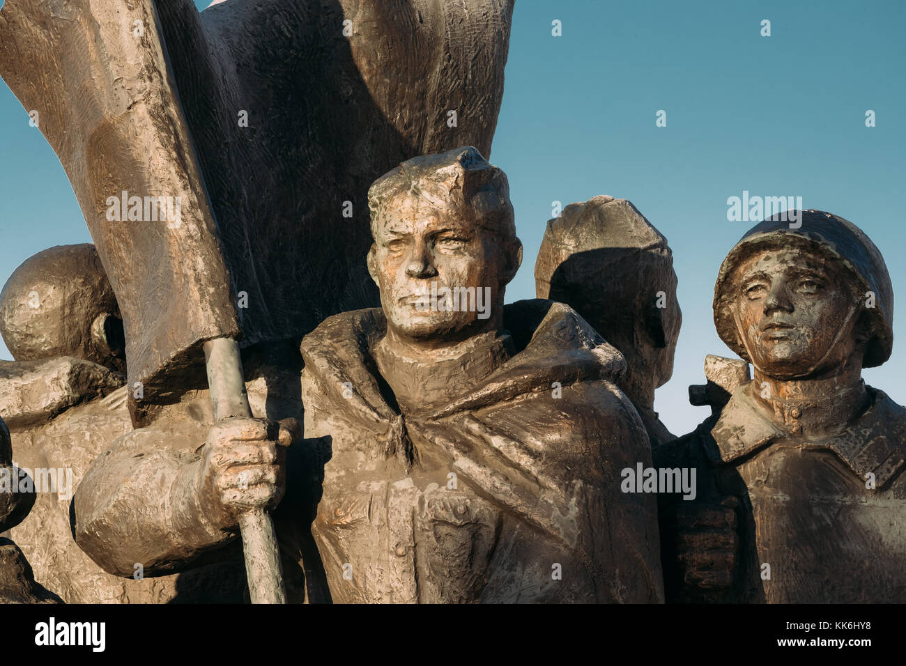 Vitebsk, Belarus. Monument To Heroes Who Died In Battles For Liberation ...