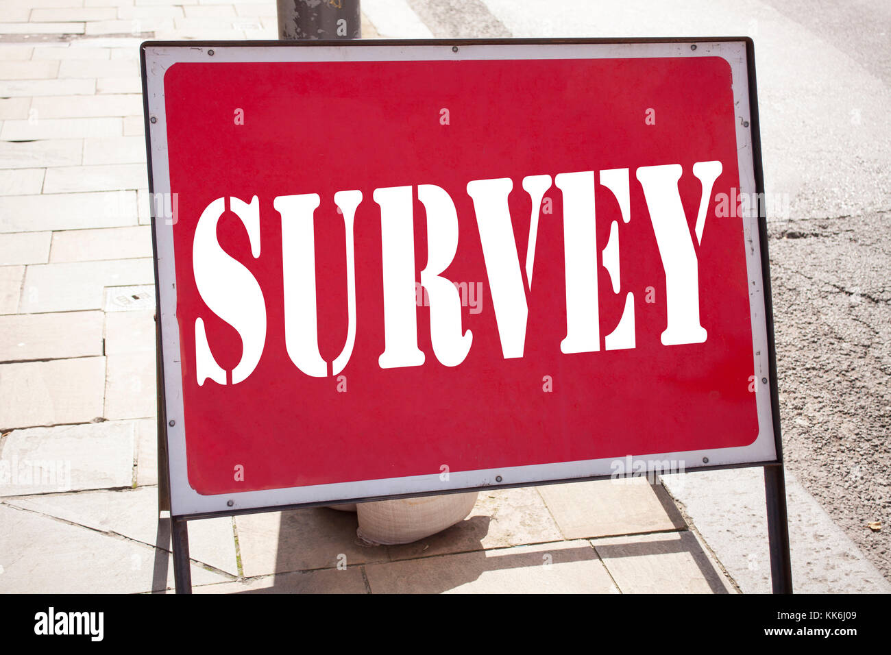 Conceptual hand writing text caption inspiration showing Survey ...