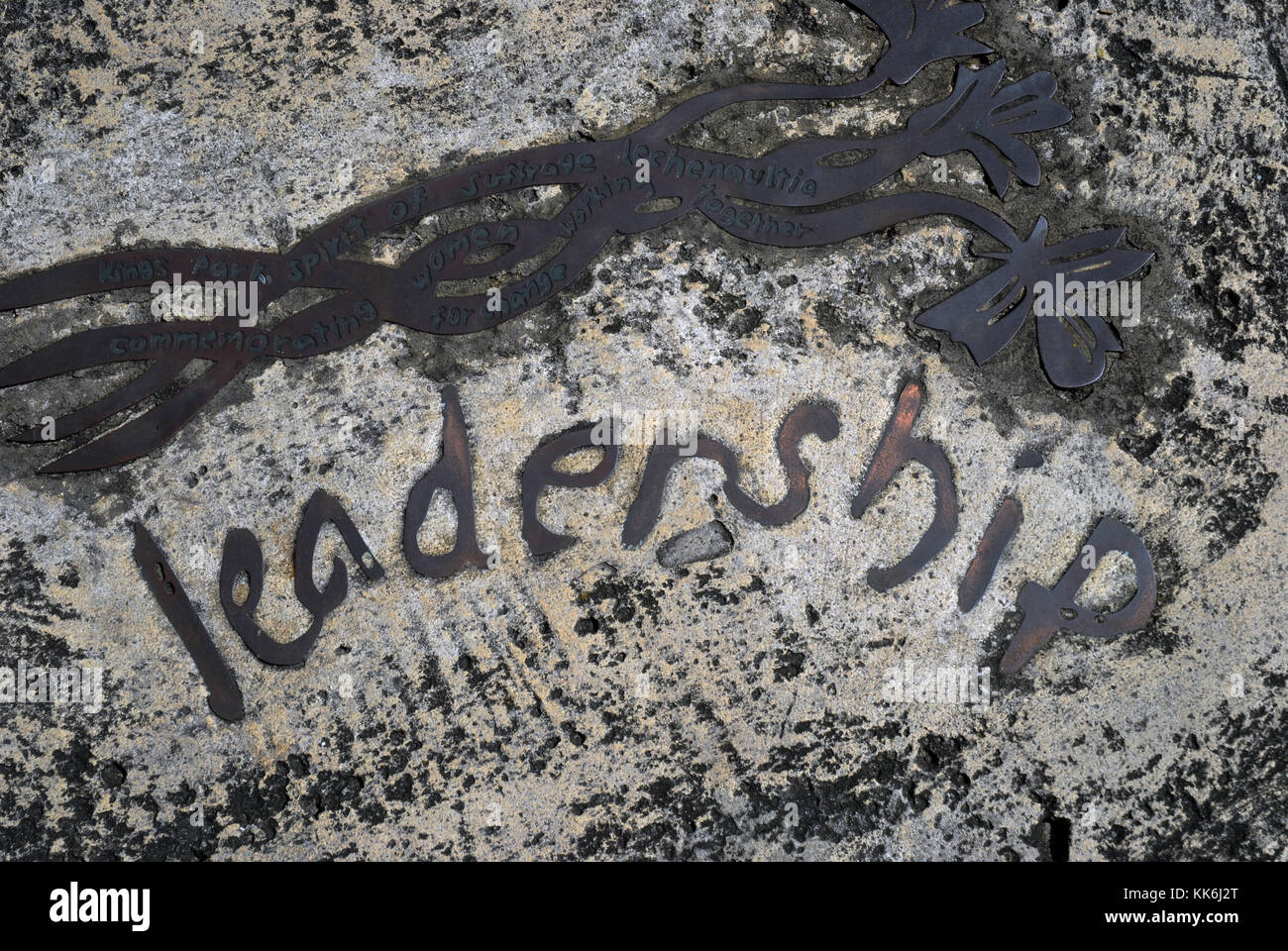 Leadership Sign, Streets of Perth, Western Australia Stock Photo - Alamy