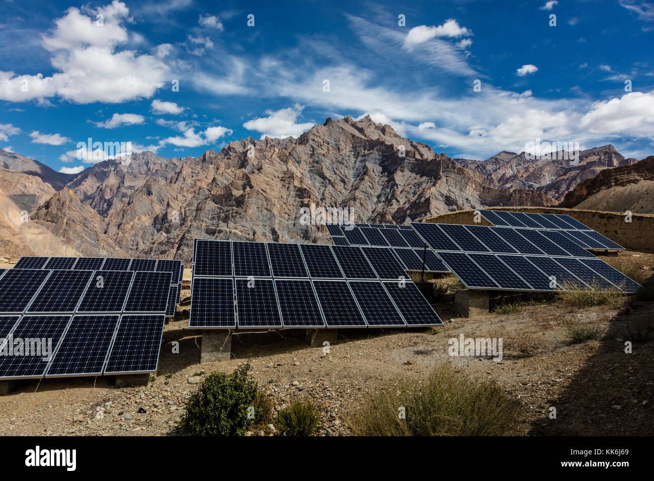 Solar panel mountains hi-res stock photography and images - Alamy