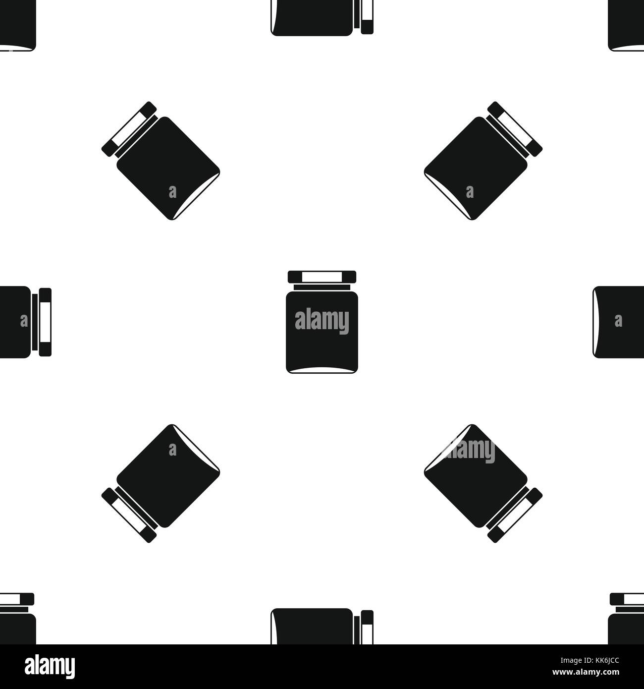 Jar pattern seamless black Stock Vector Image & Art - Alamy