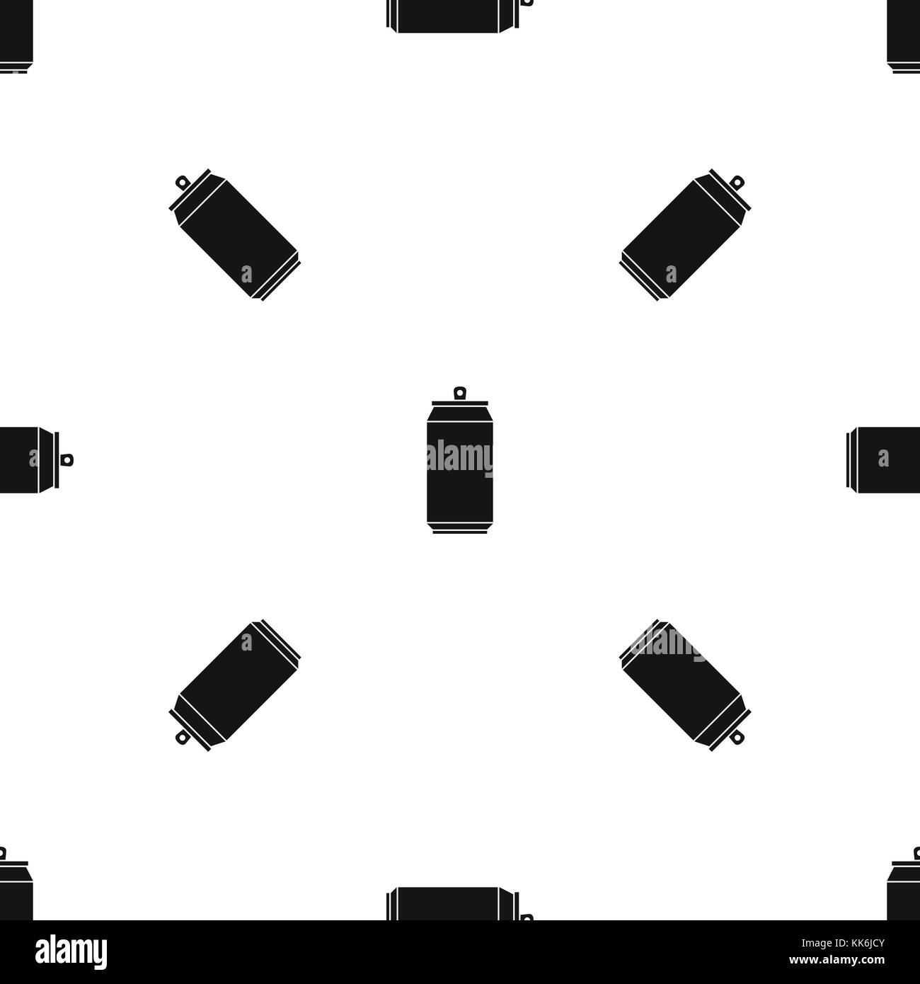 Can pattern seamless black Stock Vector Image & Art - Alamy