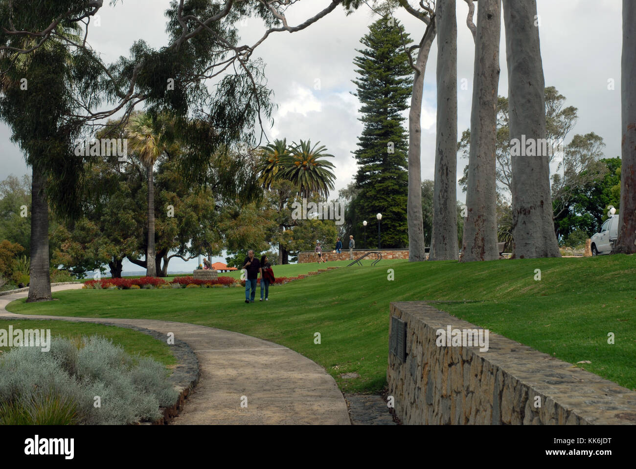View of Perth from Kings Park and Botanic Garden, Perth, Australia ...