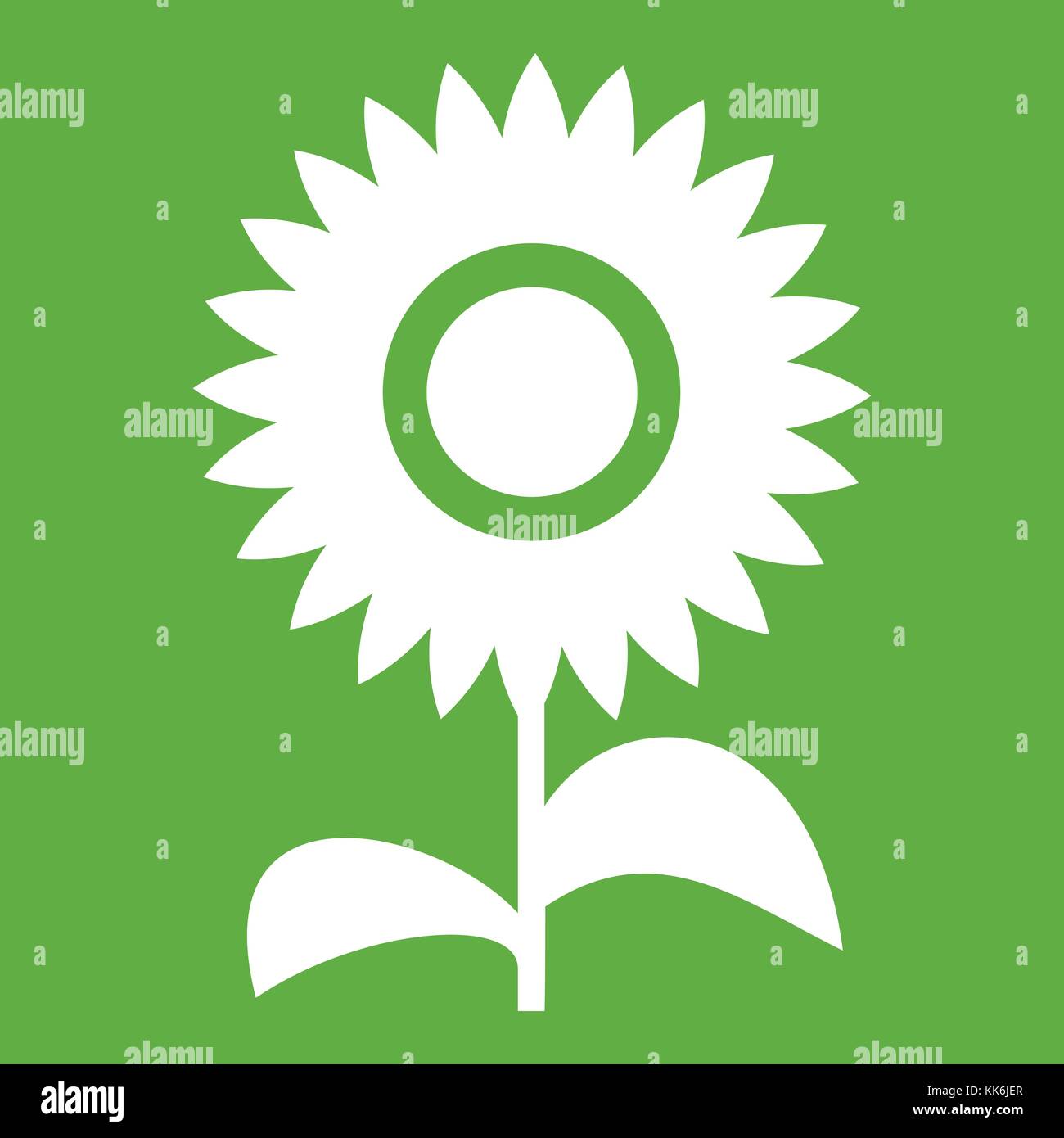 Flower icon green Stock Vector Image & Art - Alamy
