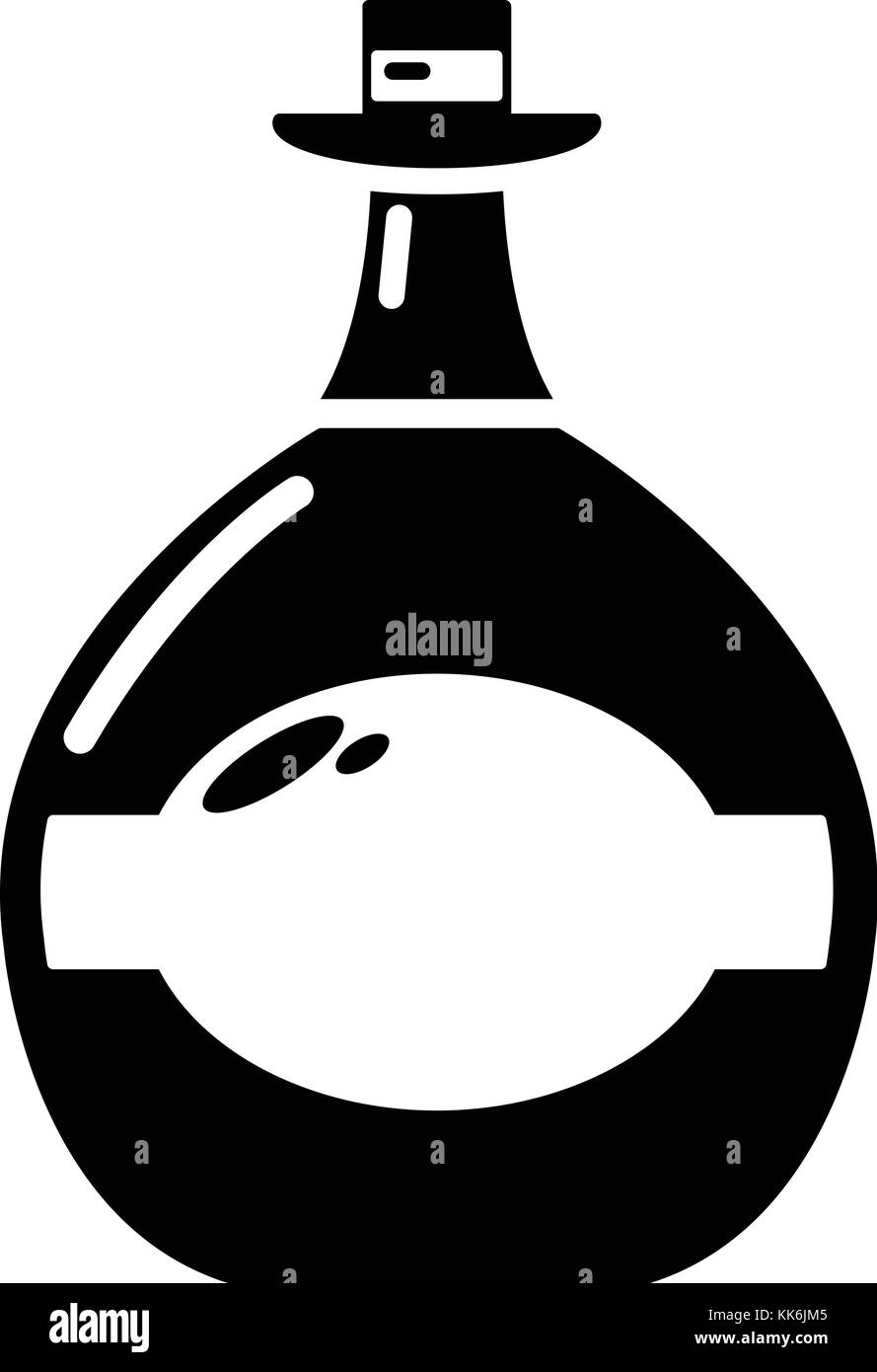 Pot bellied bottle icon, simple style Stock Vector Image & Art - Alamy