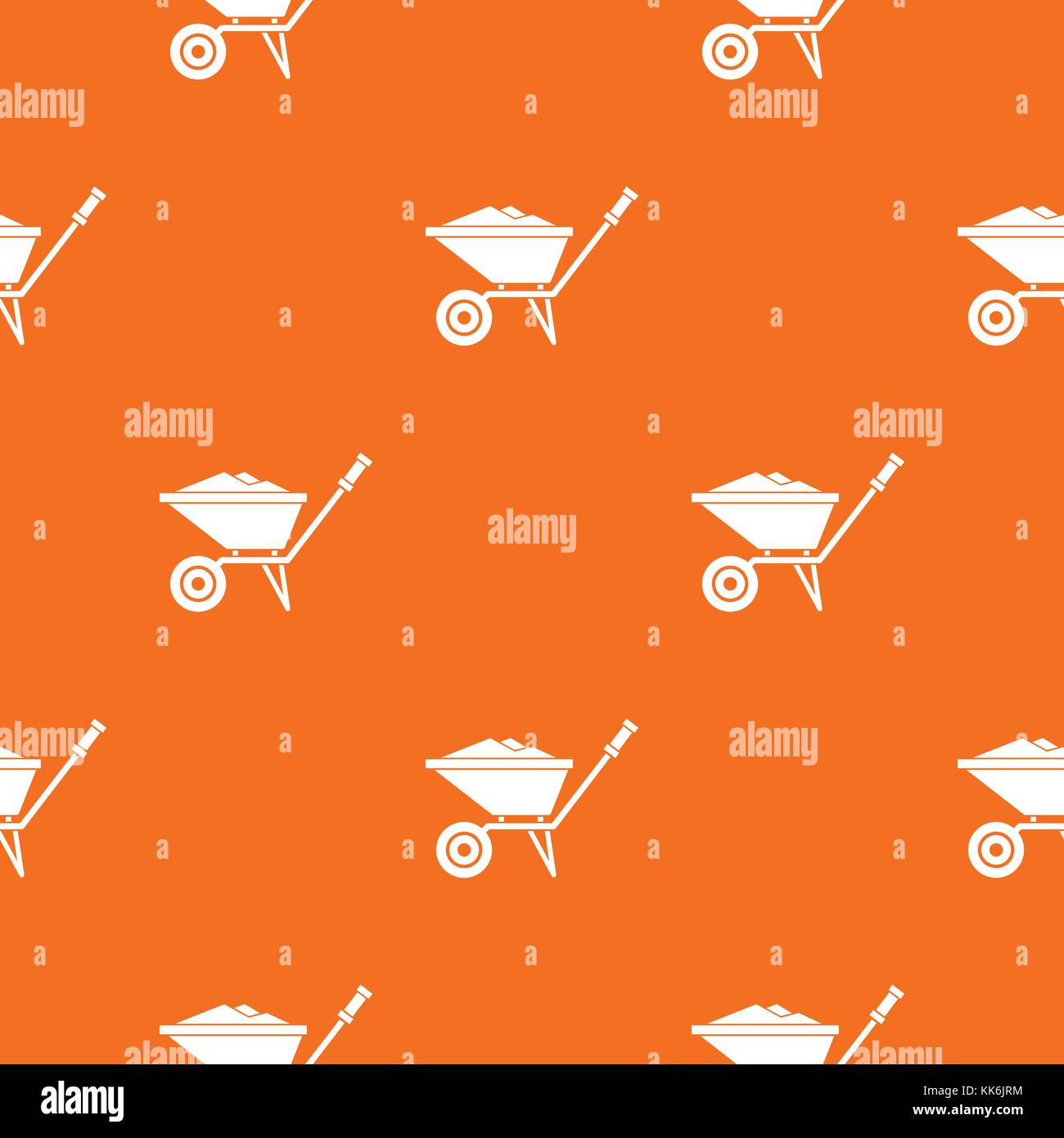 Wheelbarrow pattern seamless Stock Vector Image & Art - Alamy