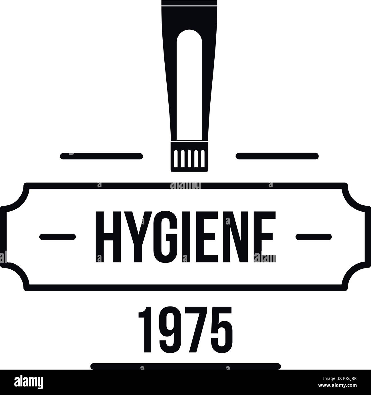 Hygiene logo, simple black style Stock Vector Image & Art - Alamy