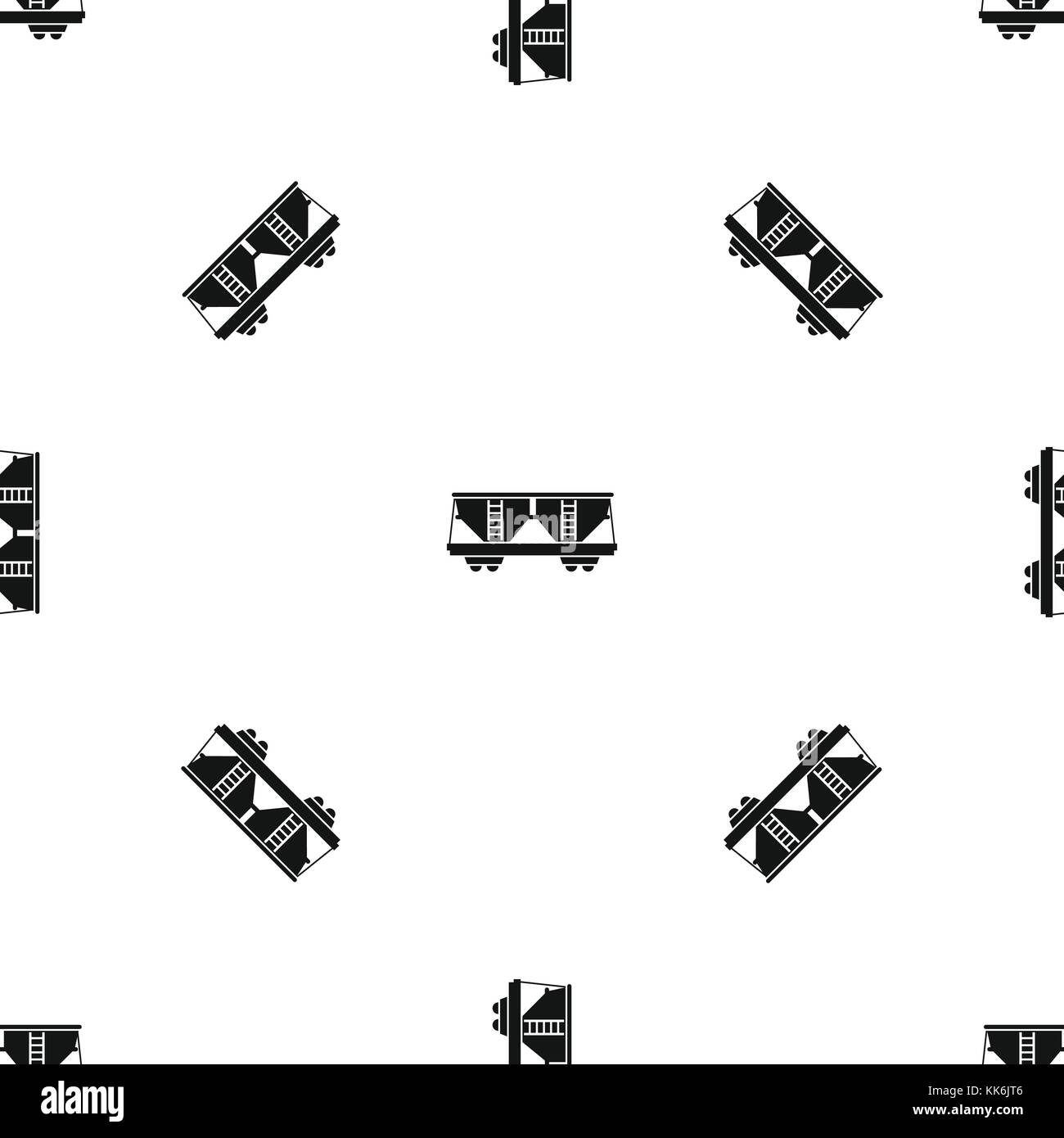 Freight railroad car pattern seamless black Stock Vector Image & Art ...