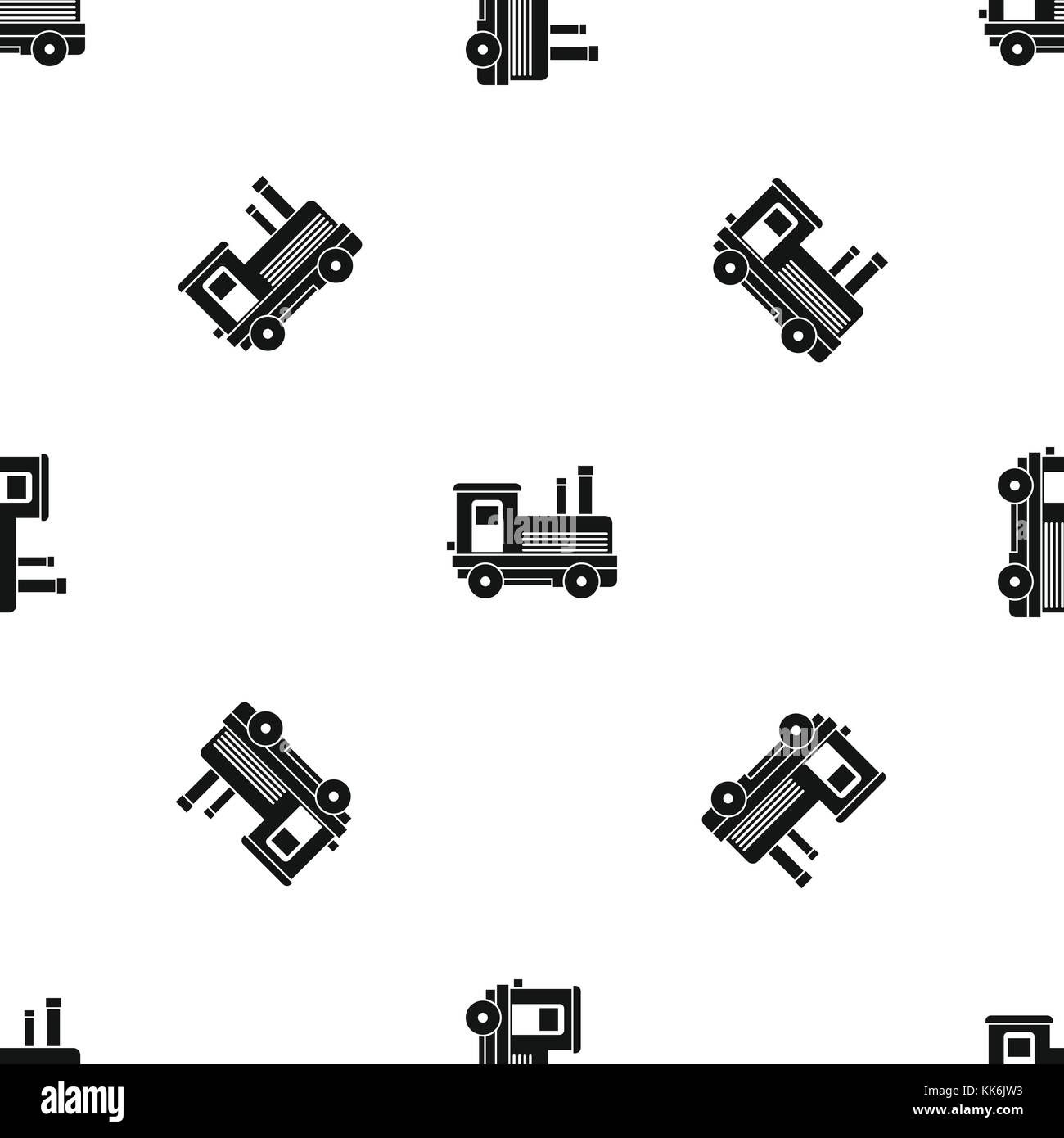 Locomotive pattern seamless black Stock Vector Image & Art - Alamy