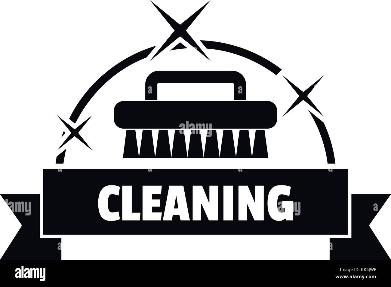 Cleaning house logo, simple black style Stock Vector Image & Art - Alamy