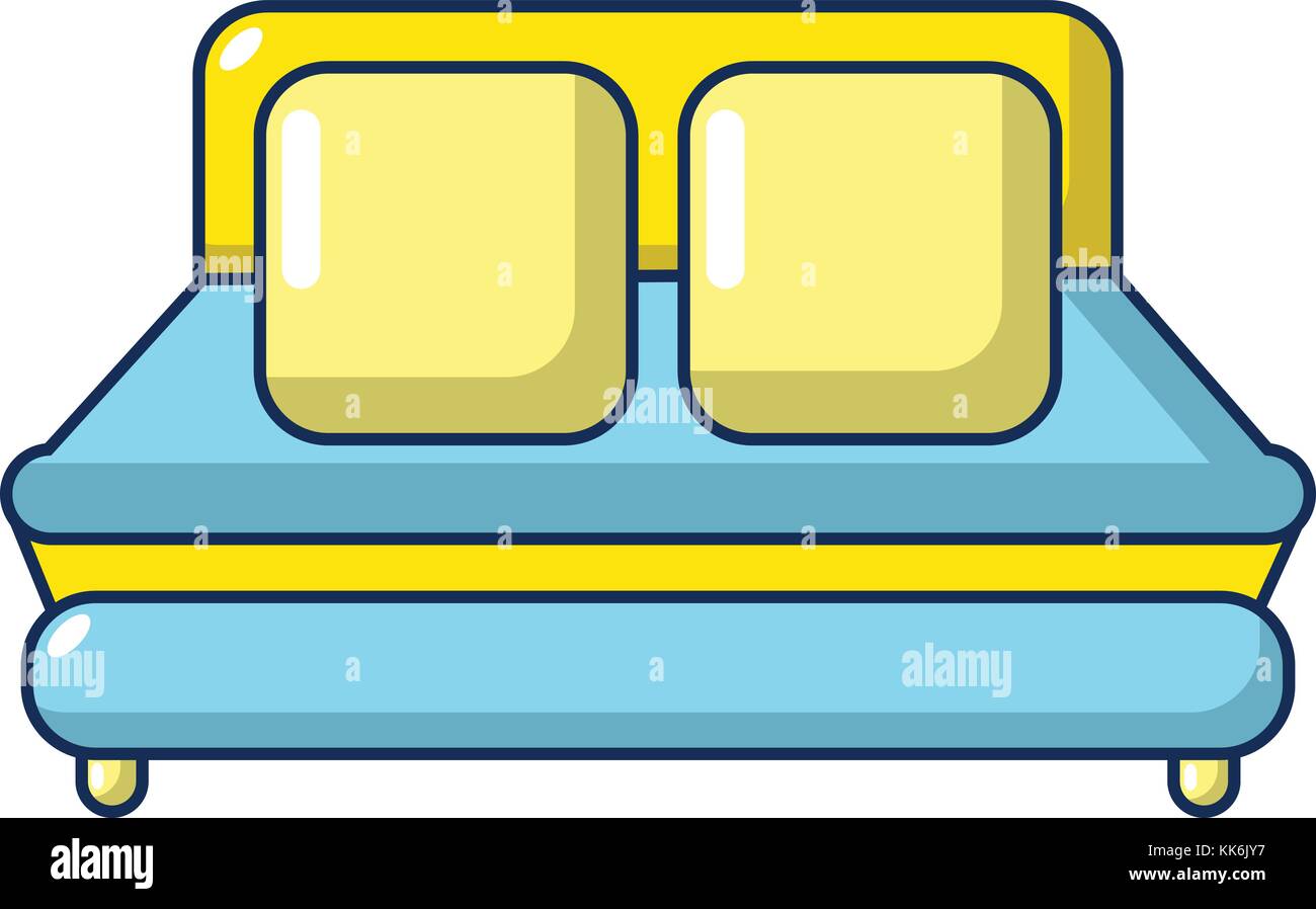 Double bed icon, cartoon style Stock Vector Image & Art - Alamy