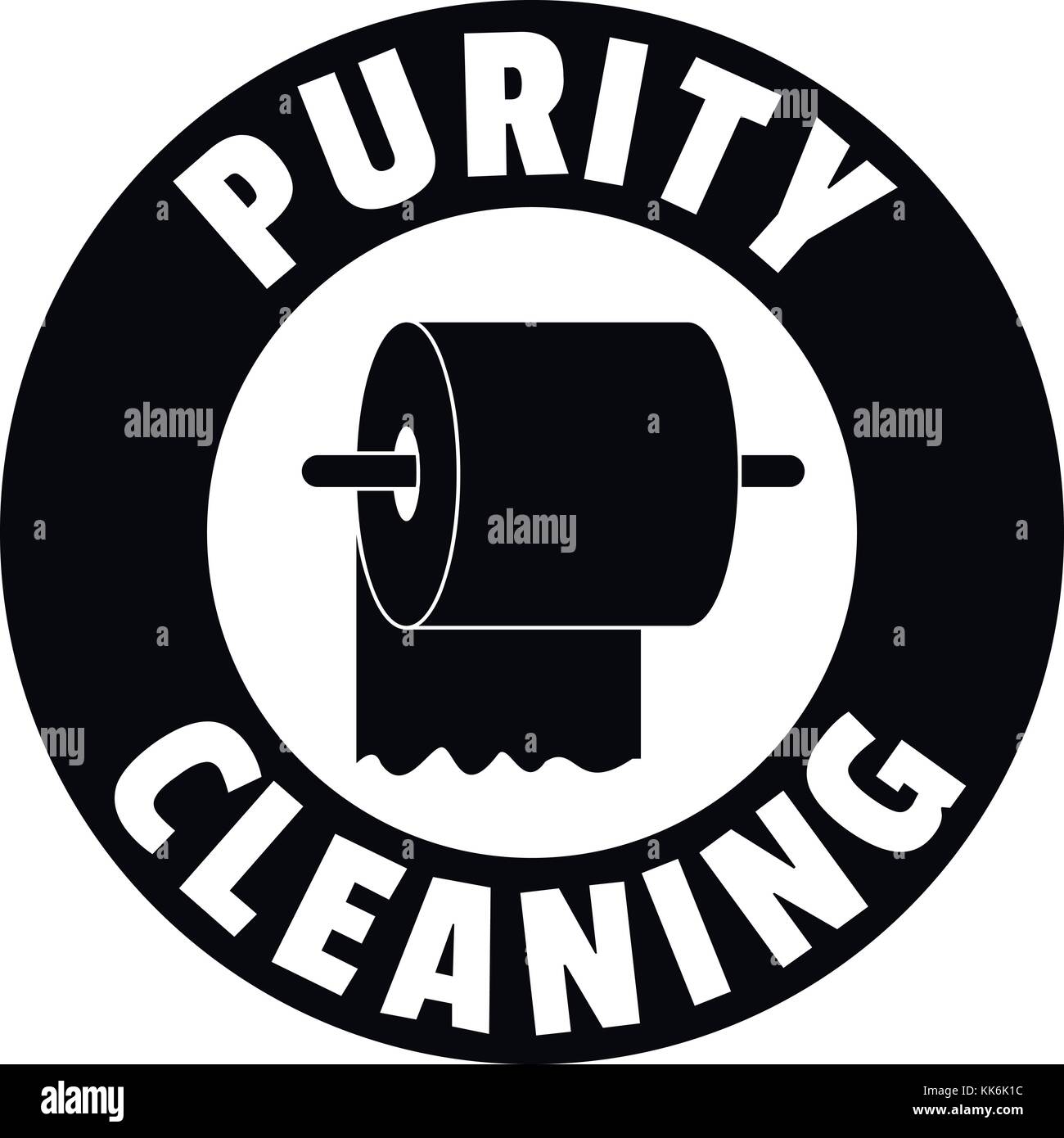 Cleaning toilet logo, simple black style Stock Vector Image & Art - Alamy