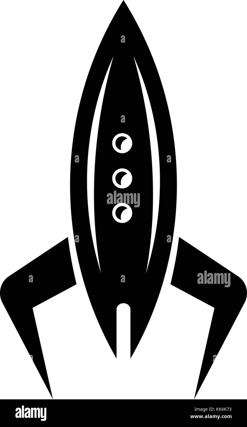 Rocket future icon, simple black style Stock Vector Image & Art - Alamy