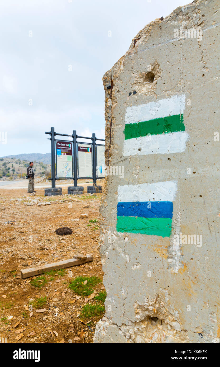 The Golan Trail, Mount Hermon, Golan Heights, Israel, Oriente Próximo ...