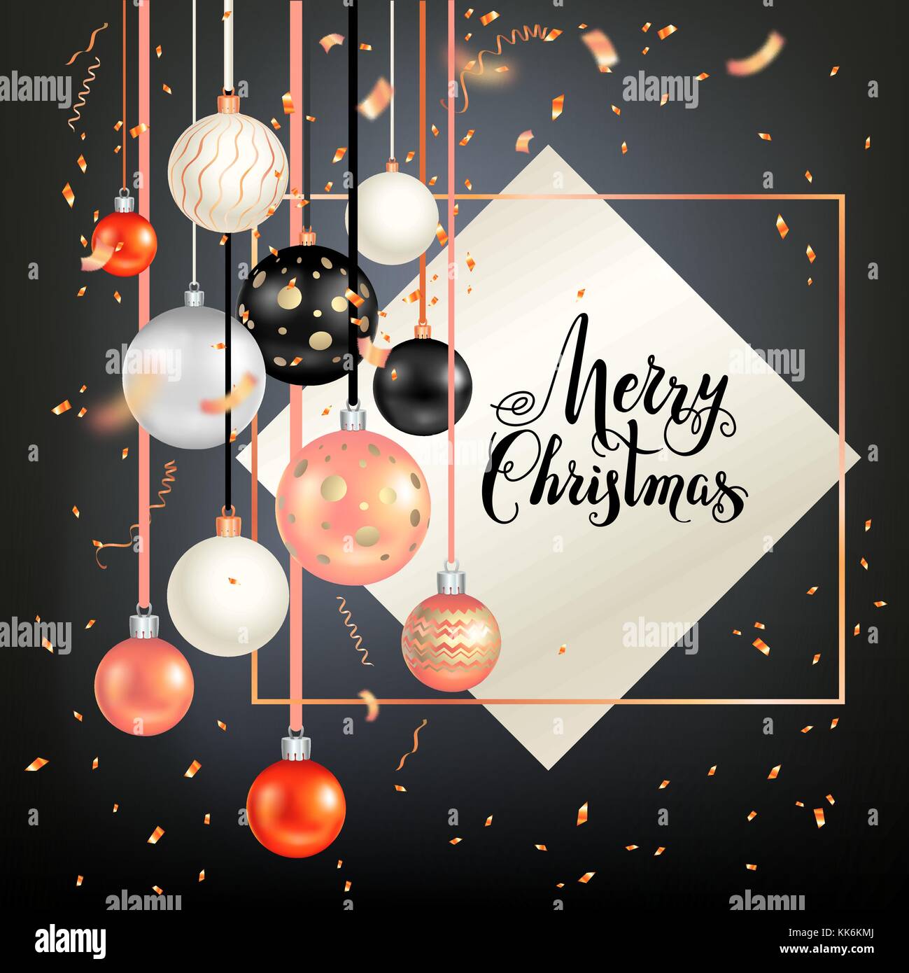 Christmas border frame template hi-res stock photography and images - Alamy