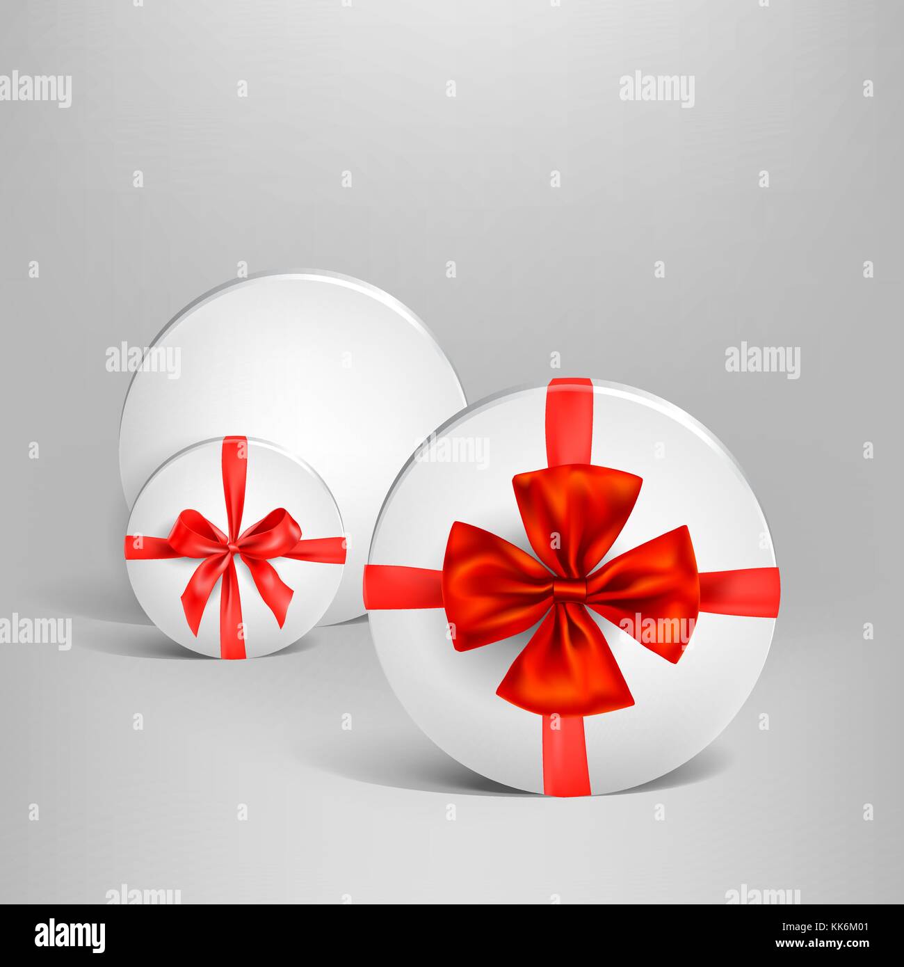 White closed gift box Stock Vector Images - Alamy