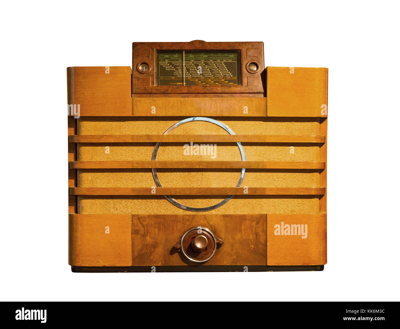 Old retro radio from the WW2 period Stock Photo - Alamy