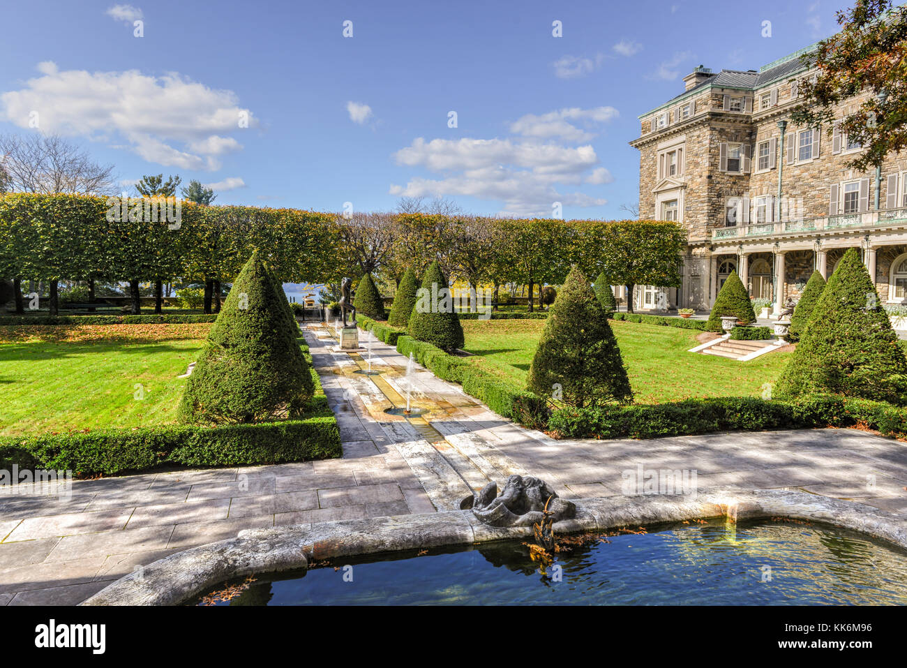 Sleepy Hollow, New York - October 21, 2012: Kykuit, the Rockefeller ...
