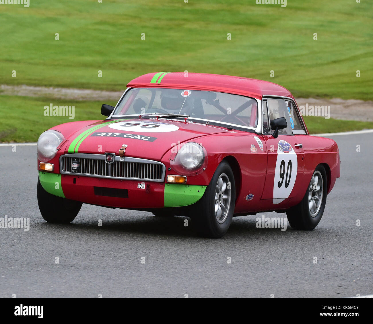 Martin Whitlock, Stephen Woodrow, MG B Roadster, Open series, Night ...