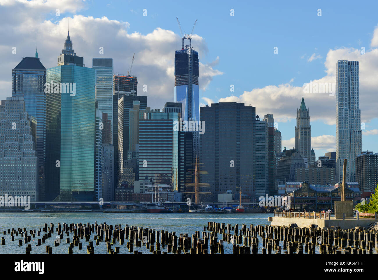 View of the Manhattan Skyline from Brooklyn, New York Stock Photo - Alamy