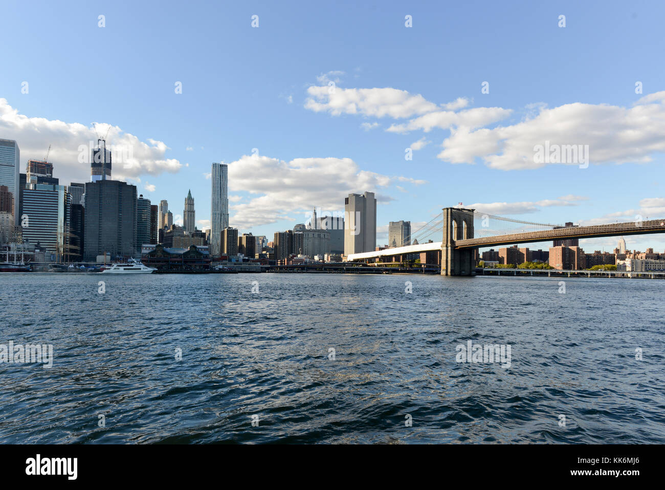 View of the Manhattan Skyline from Brooklyn, New York Stock Photo - Alamy