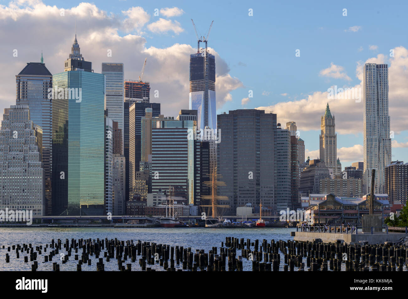 View of the Manhattan Skyline from Brooklyn, New York Stock Photo - Alamy