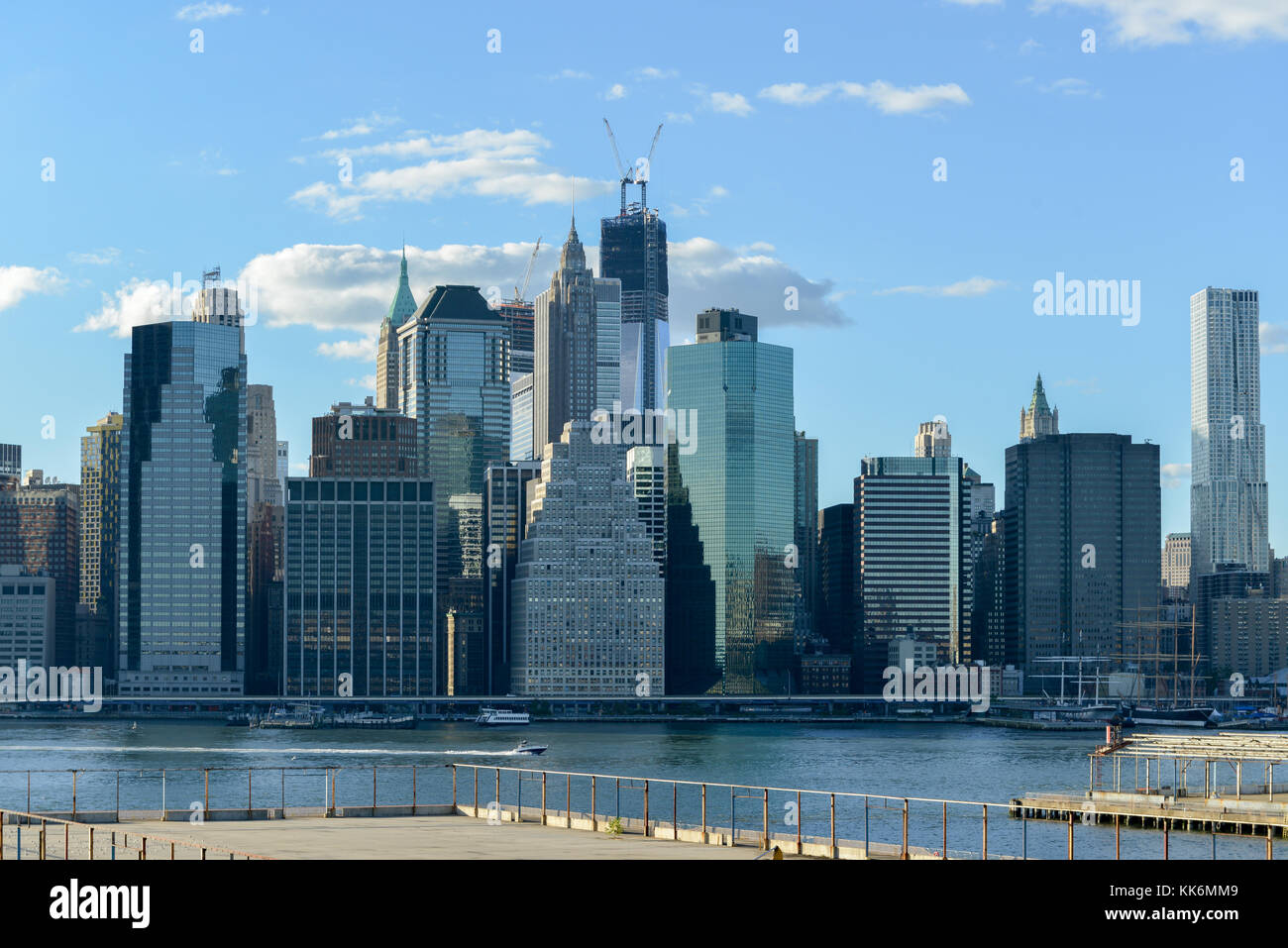 View of the Manhattan Skyline from Brooklyn, New York Stock Photo - Alamy