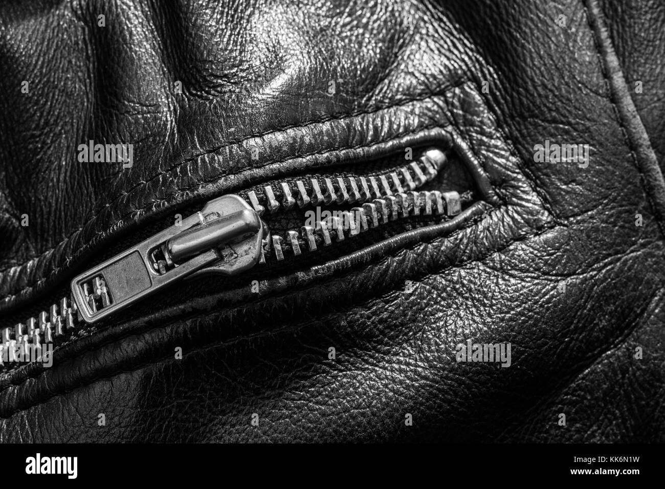 leather jacket close up Stock Photo - Alamy