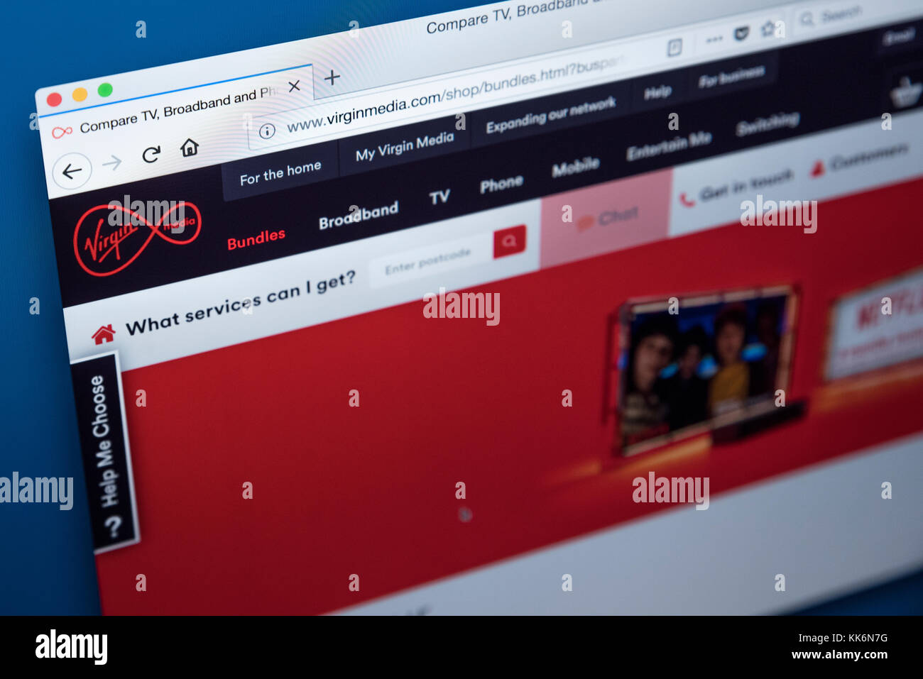 Virgin media broadband hi-res stock photography and images - Alamy