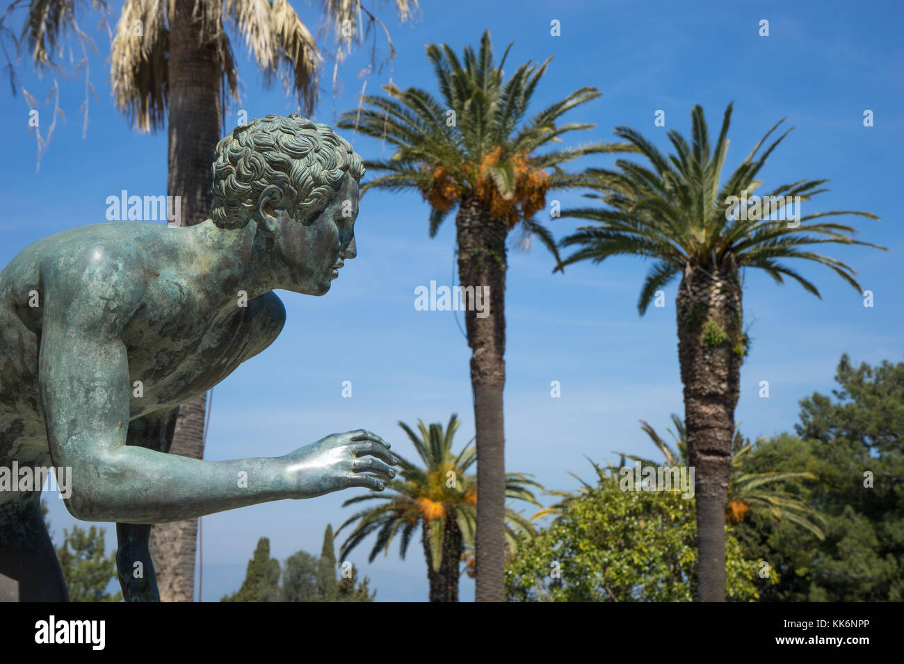 Statue greek runner hi-res stock photography and images - Alamy