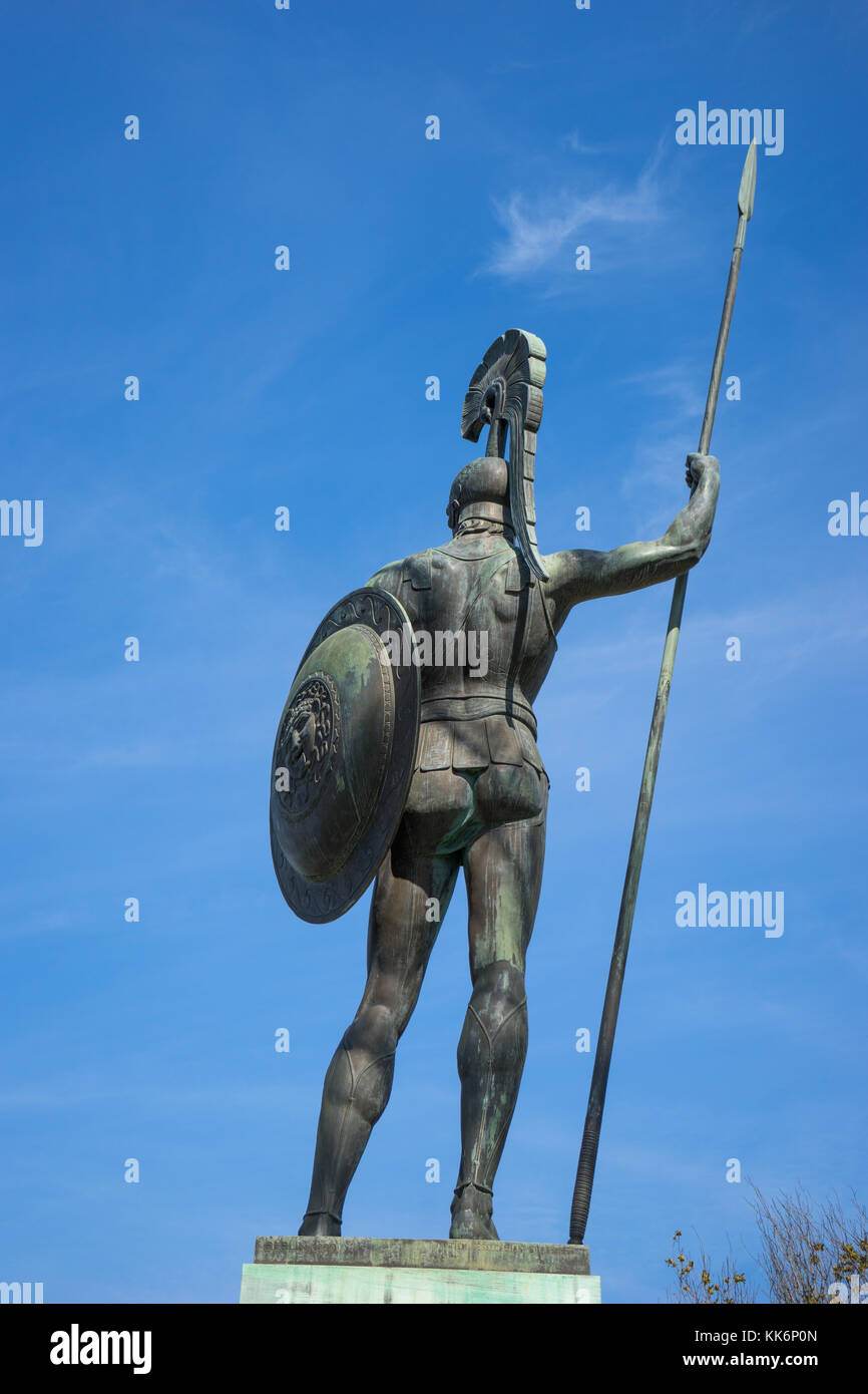 Statue of Achilles, Achillion Palace, Corfu, Greece Stock Photo - Alamy