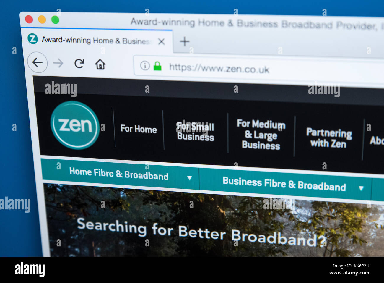 LONDON, UK - NOVEMBER 22ND 2017: The homepage of the official website ...